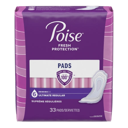 Bladder Control Pad Poise® Fresh Protection™ 3-1/2 X 16 Inch Heavy Abs ...
